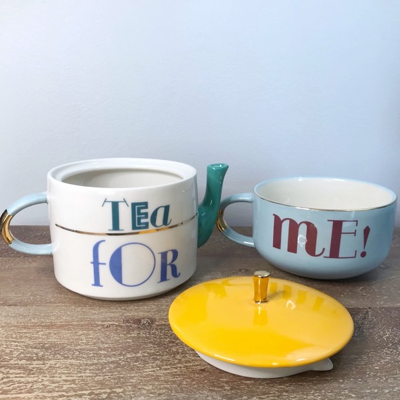 Anthropologie | Dining | Nwt Anthropologie Stackable 3 Piece Tea Set ...